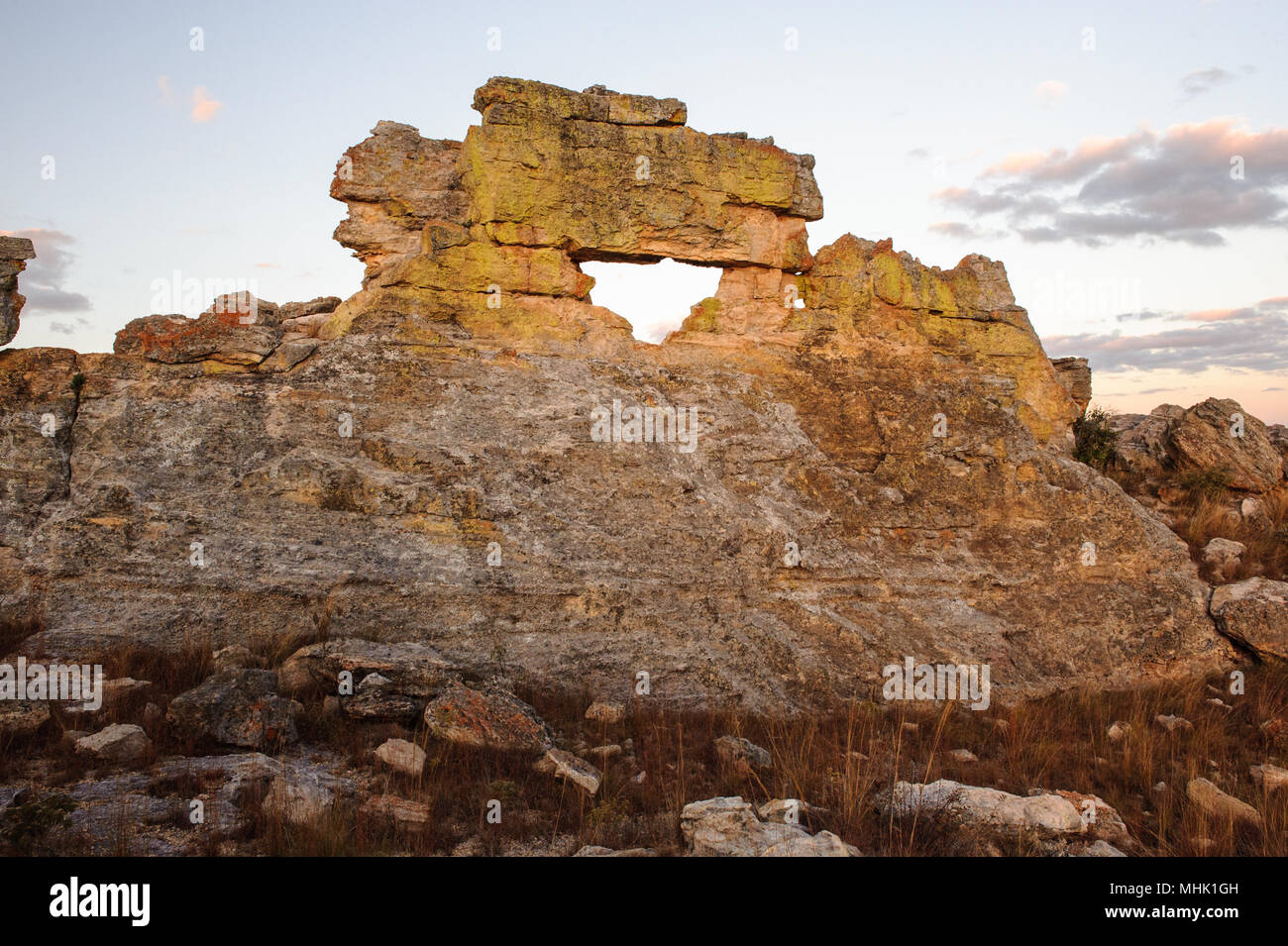 Madagascar rock in front of the sky in Madagascar Stock Photo - Alamy