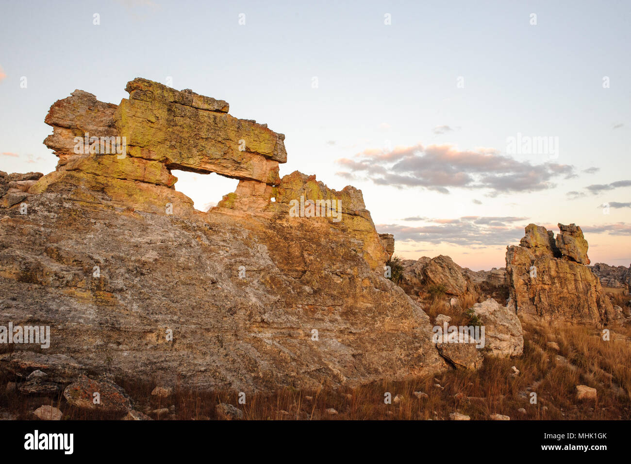 Madagascar rock in front of the sky in Madagascar Stock Photo - Alamy