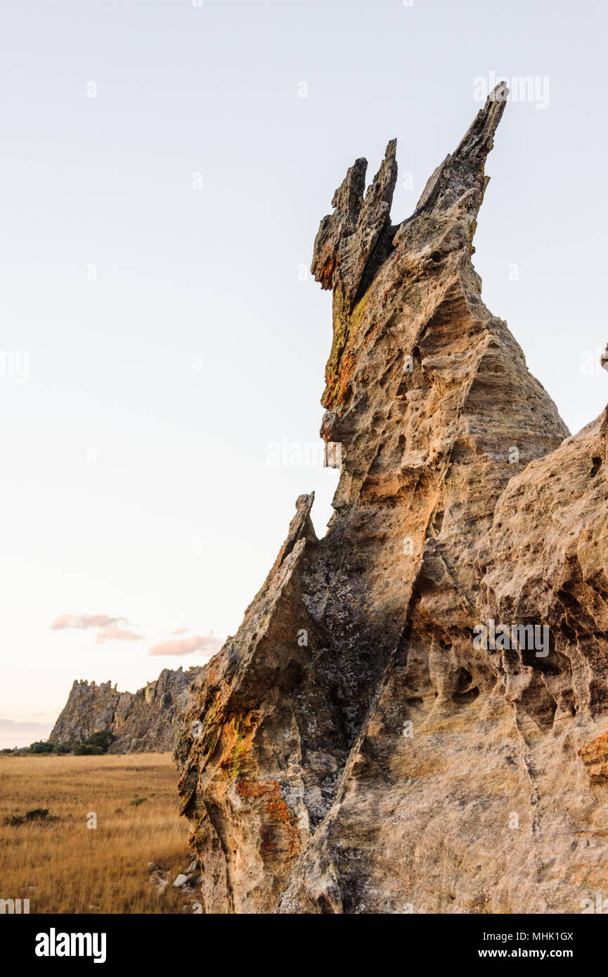 Madagascar rock in front of the sky in Madagascar Stock Photo - Alamy