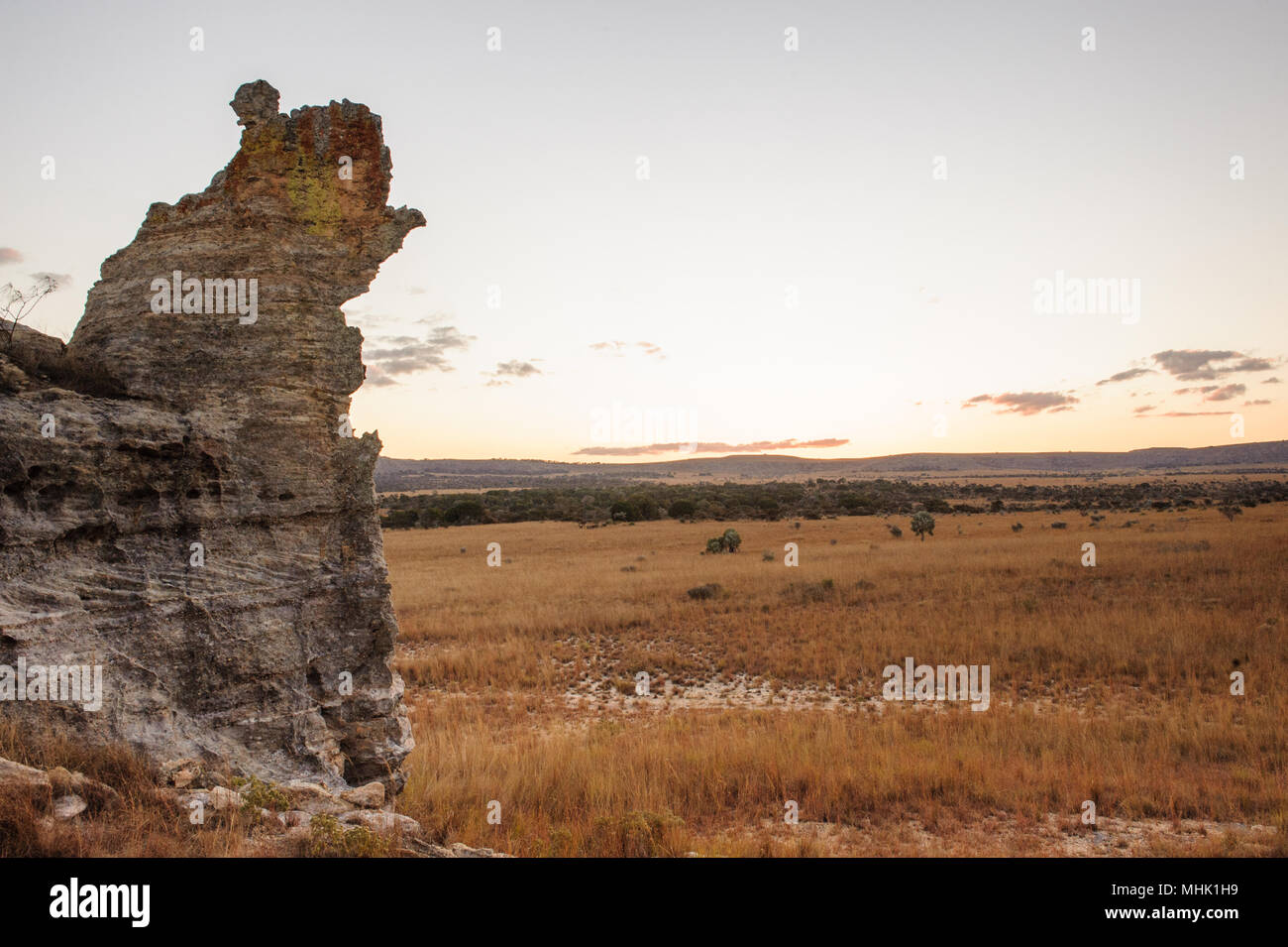 Madagascar rock in front of the sky in Madagascar Stock Photo - Alamy