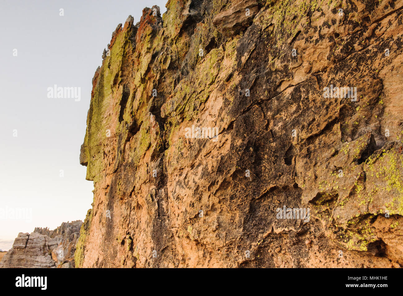 Surface of a rock in Madagascar Stock Photo - Alamy