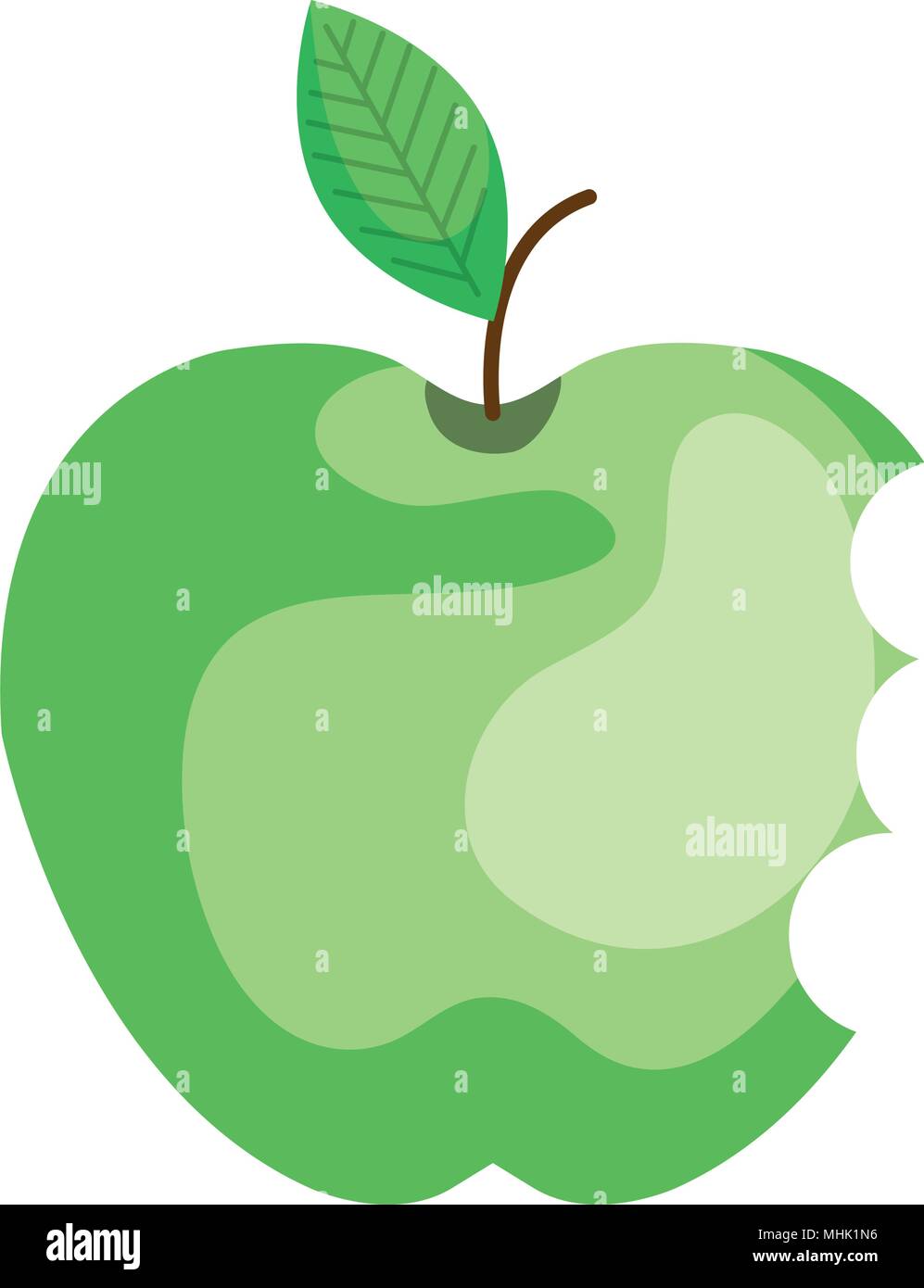 apple with bite icon Stock Vector Image & Art - Alamy