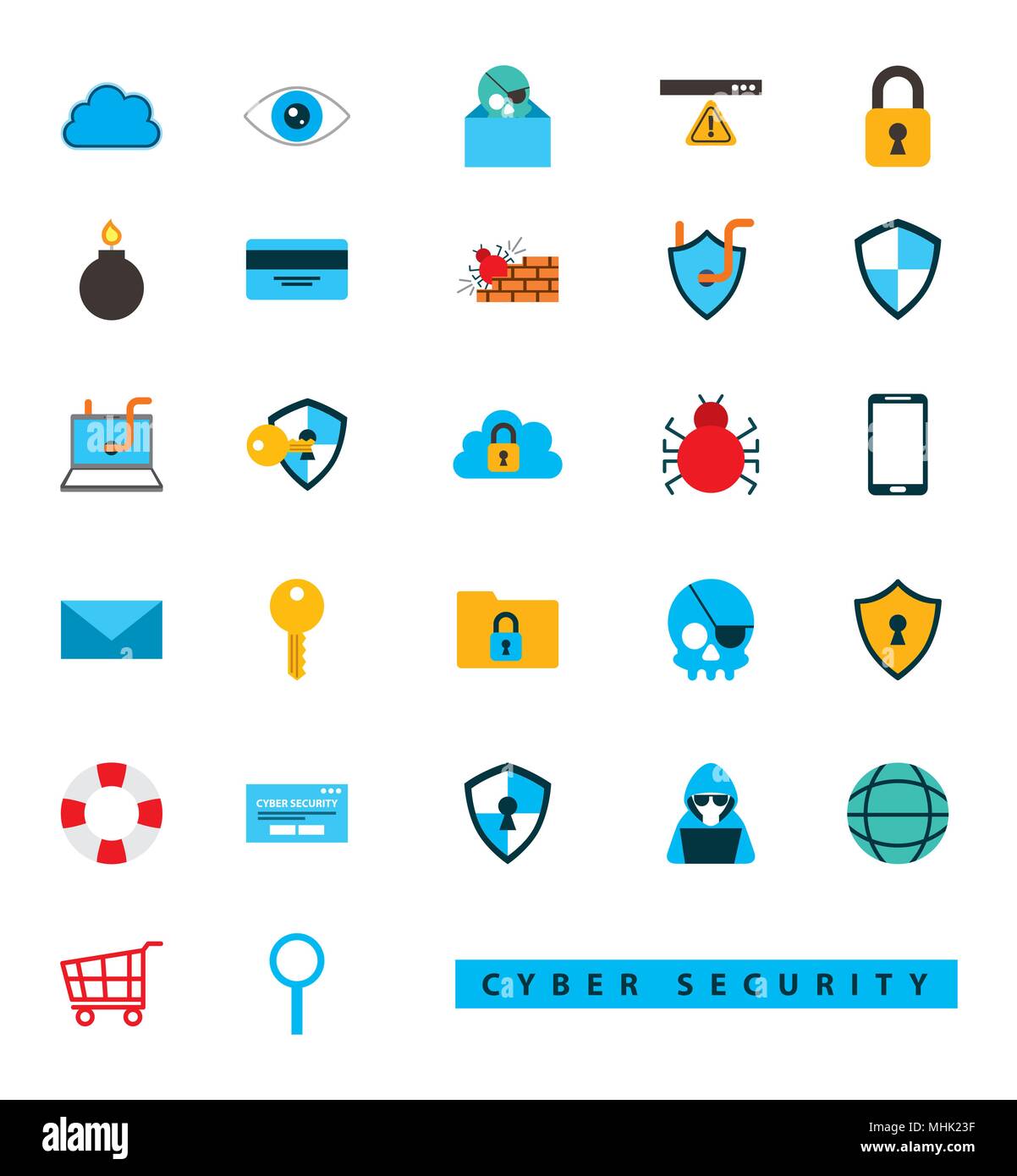 cyber security technology Stock Vector Image & Art - Alamy