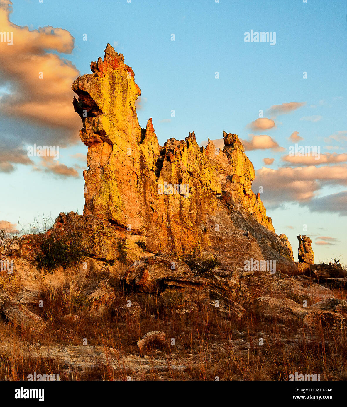 Incredible cliff montain in Madagascar, Africa Stock Photo - Alamy