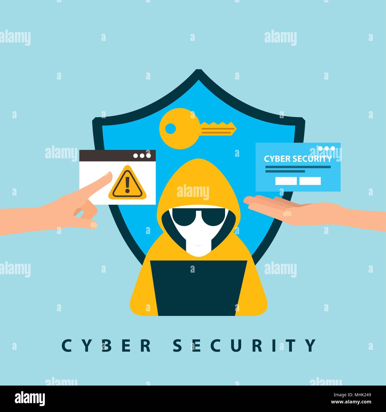 cyber security technology Stock Vector Image & Art - Alamy