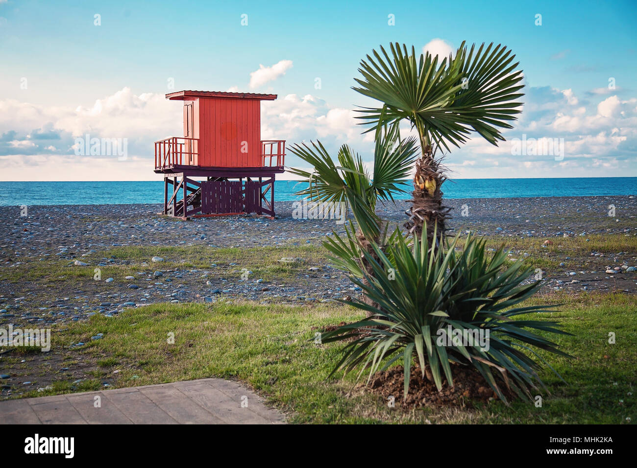 Malibu lifeguard tower hi-res stock photography and images - Alamy