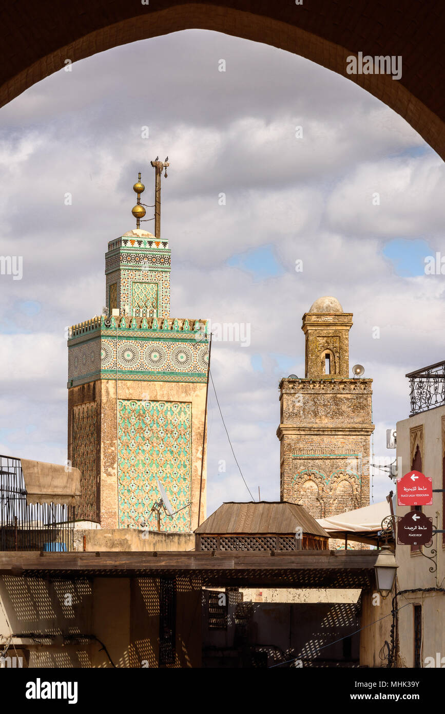 Architecture of Fez, the second largest city of Morocco. Fez was the ...