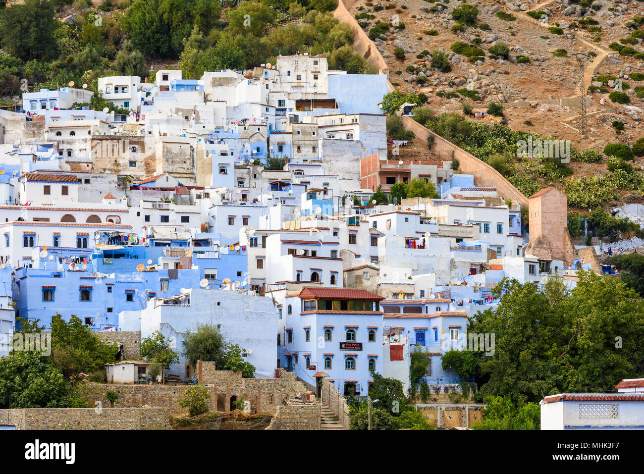 Architecture of Chefchaouen, Morocco Stock Photo - Alamy