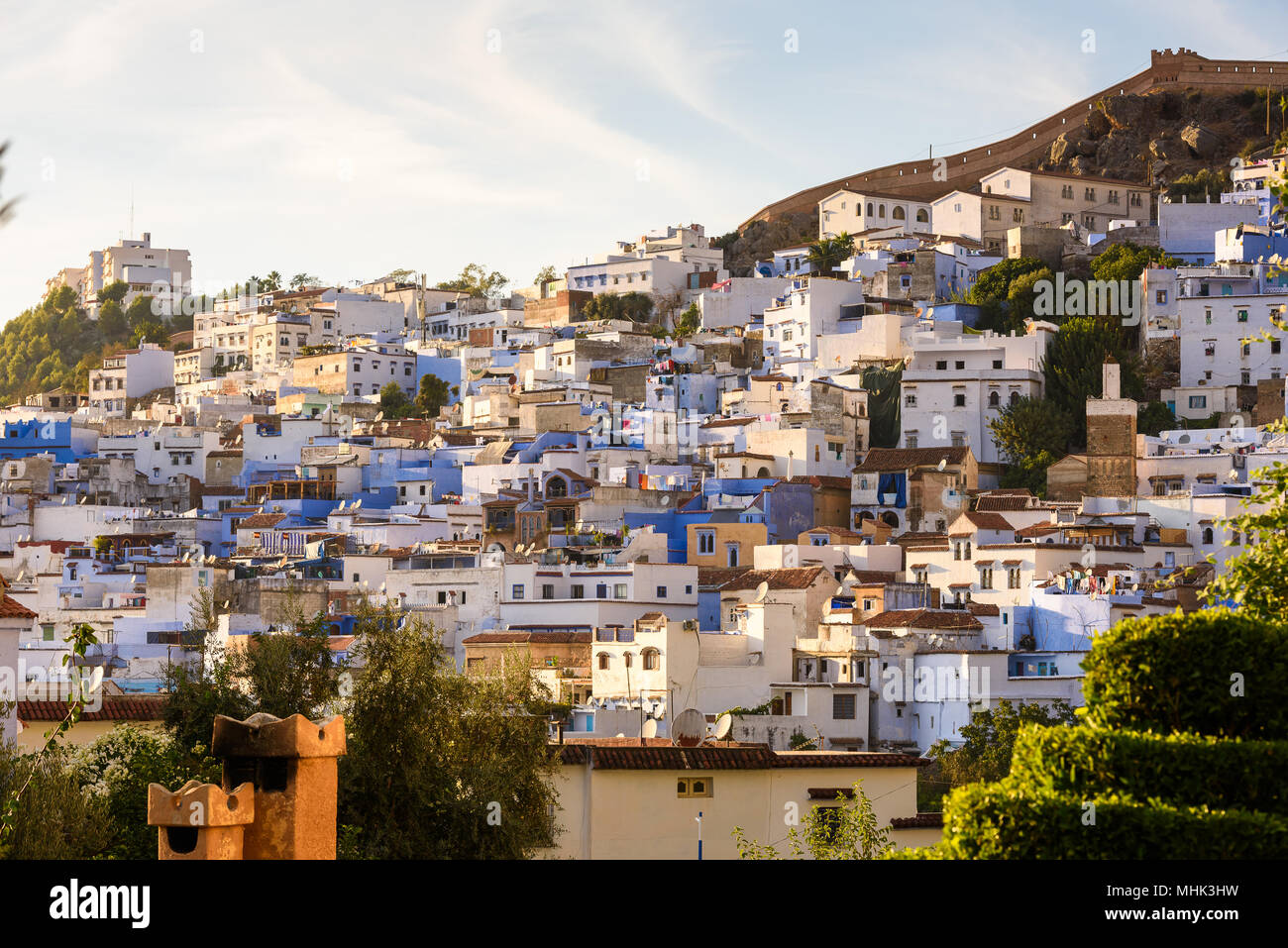 Architecture of Chefchaouen, Morocco Stock Photo - Alamy