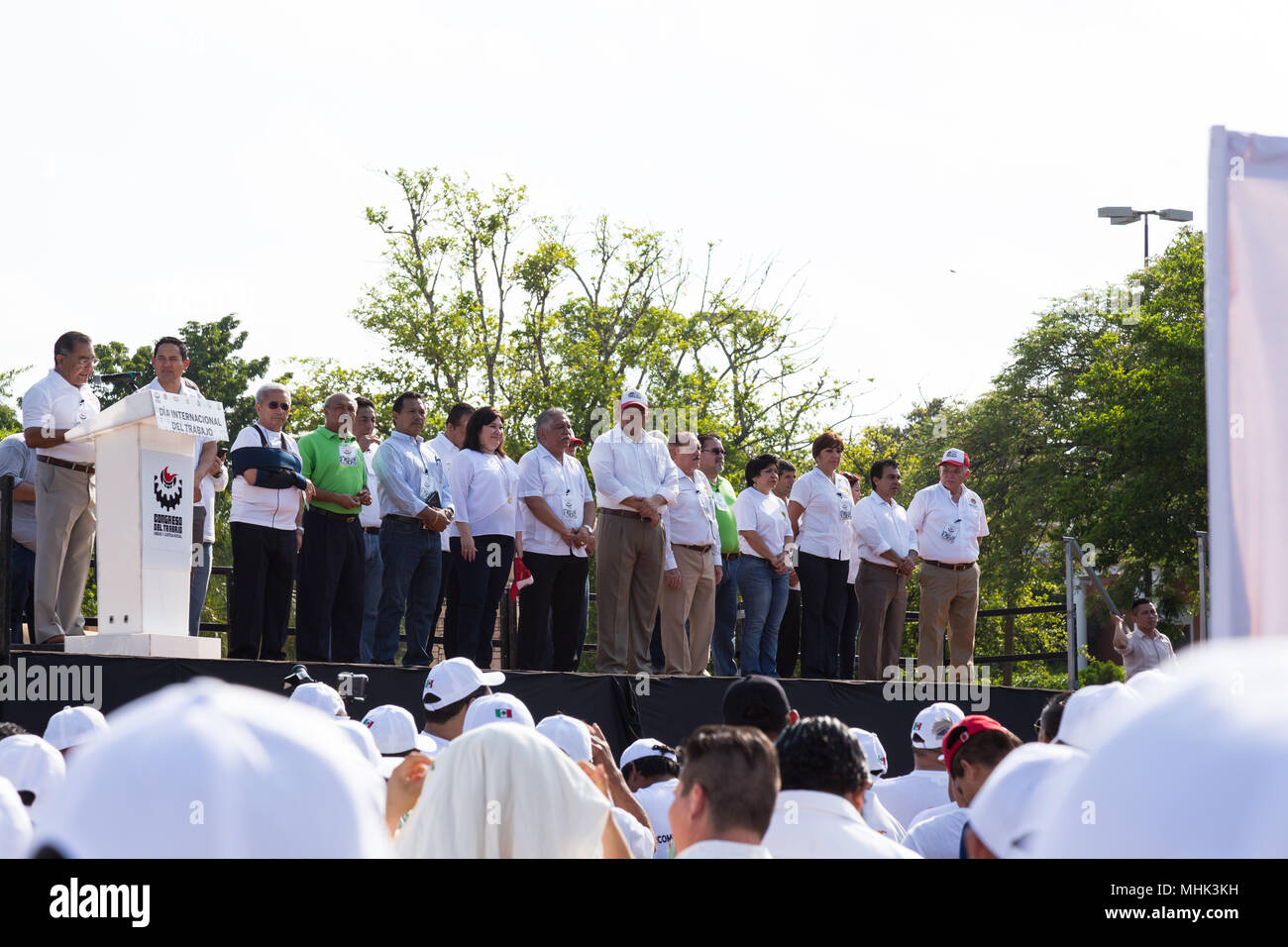 Merida Yucatan Governor, Rolando Zapata Bello preceding the celebration ...