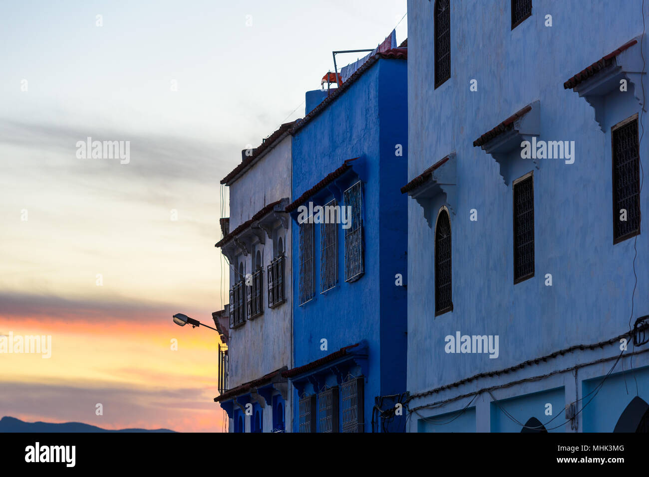 Architecture of Chefchaouen, small town in northwest Morocco famous by ...