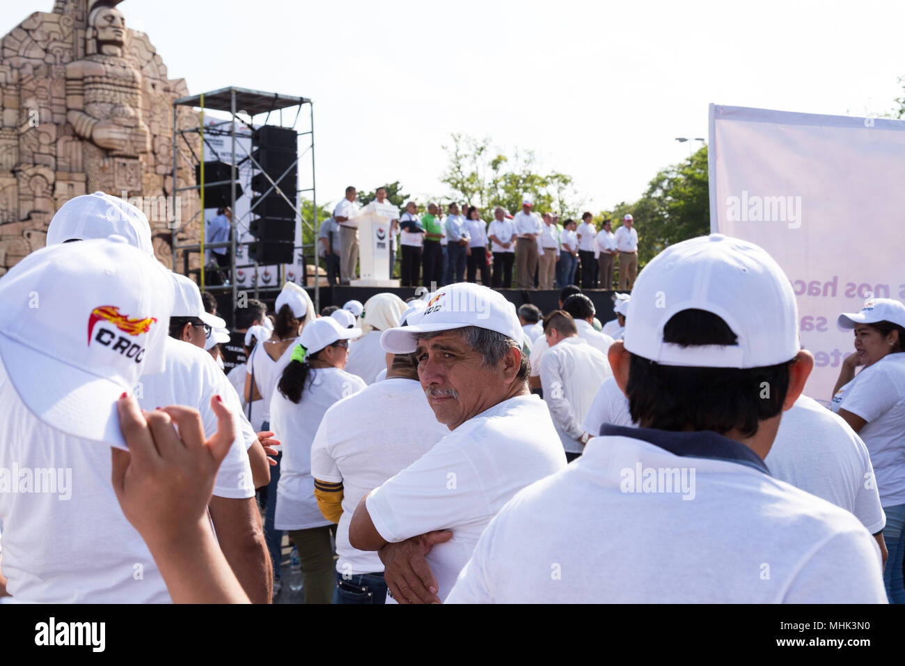 Merida Yucatan Governor, Rolando Zapata Bello preceding the celebration ...