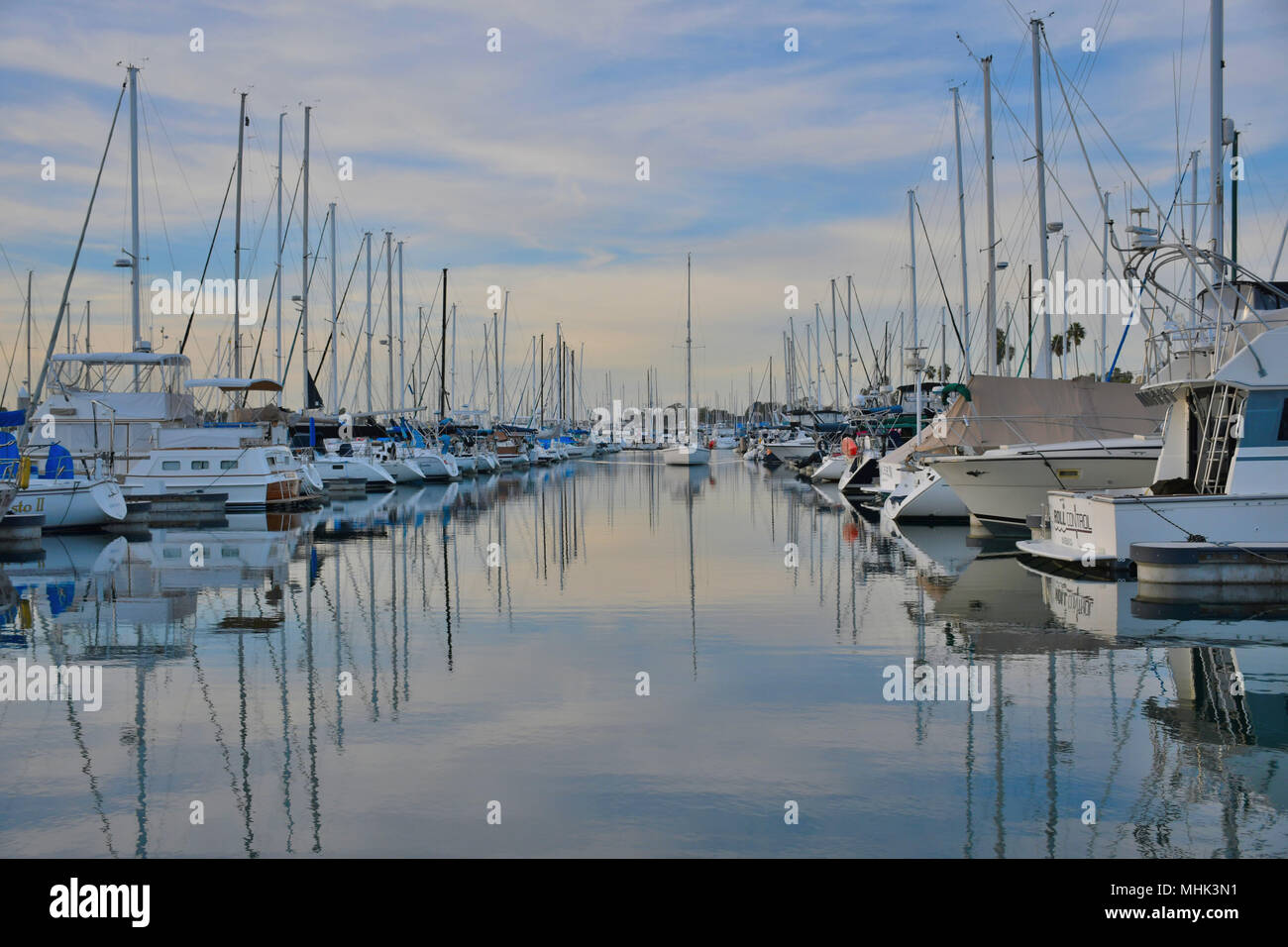 Boats in harbor Stock Photo - Alamy