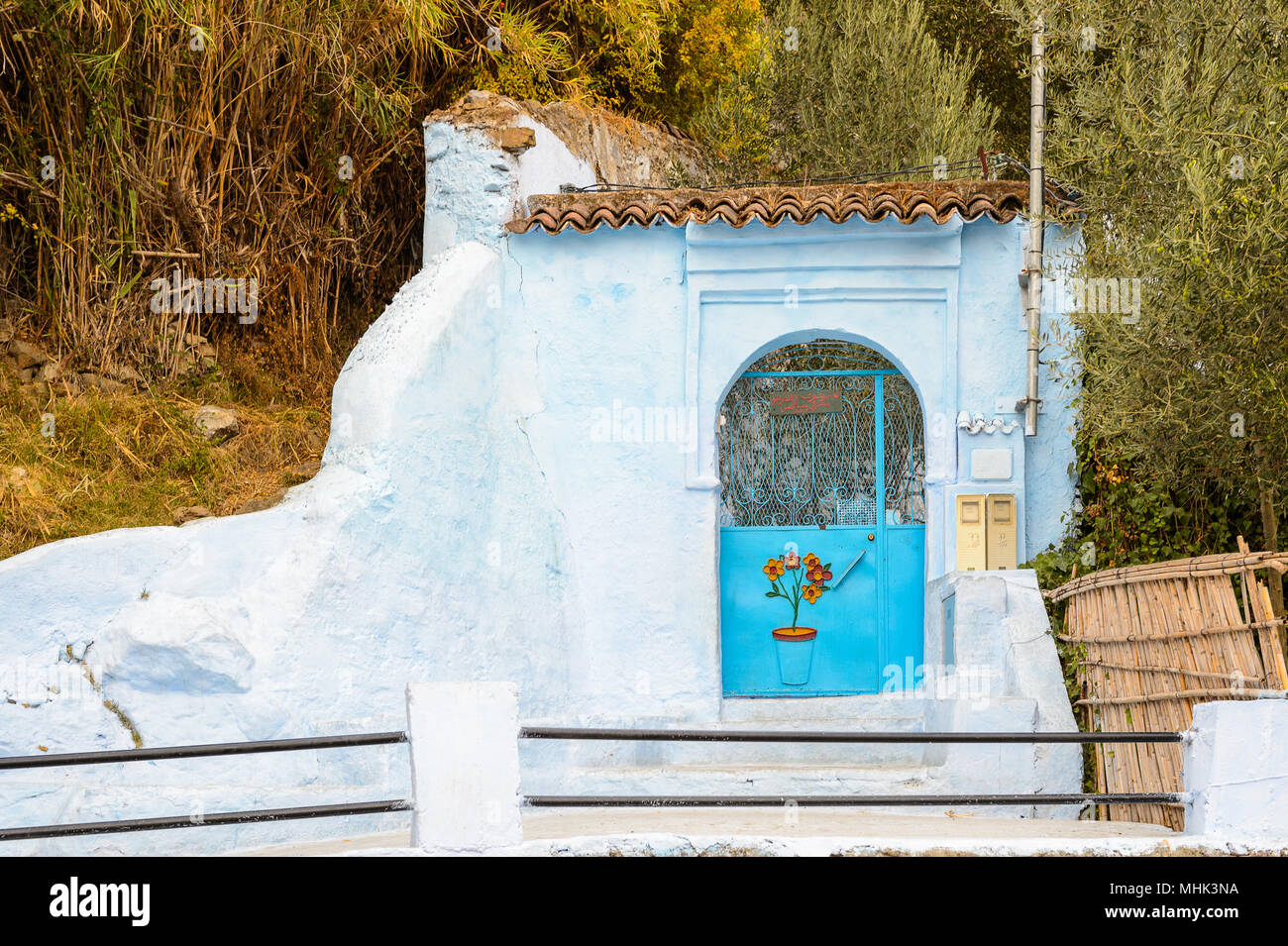 Architecture of Chefchaouen, small town in northwest Morocco famous by ...