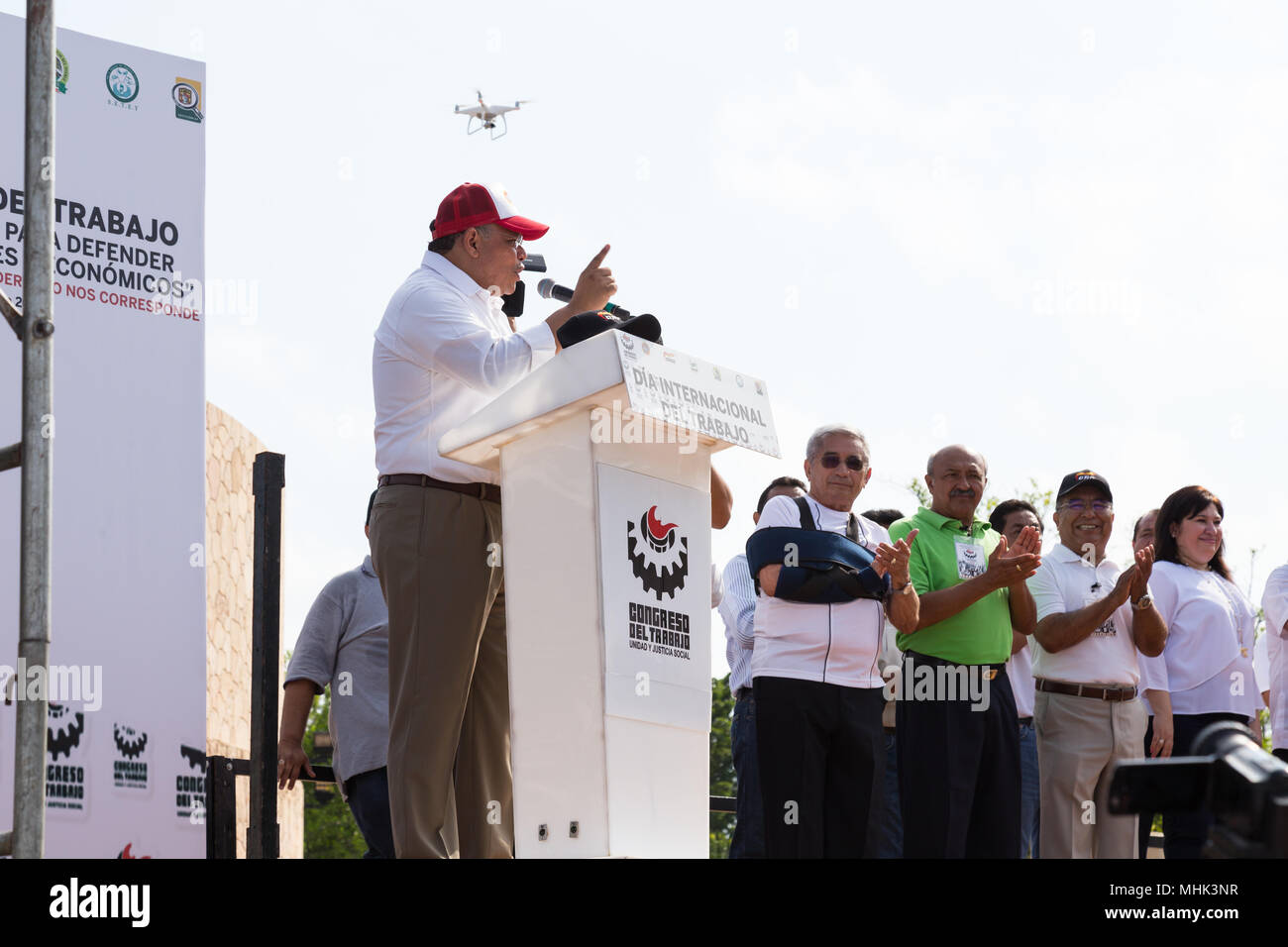 Merida Yucatan Governor, Rolando Zapata Bello preceding the celebration ...