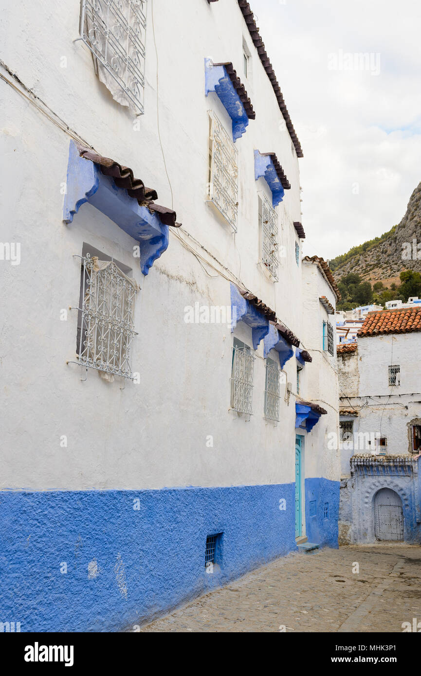 Architecture of Chefchaouen, small town in northwest Morocco famous by ...