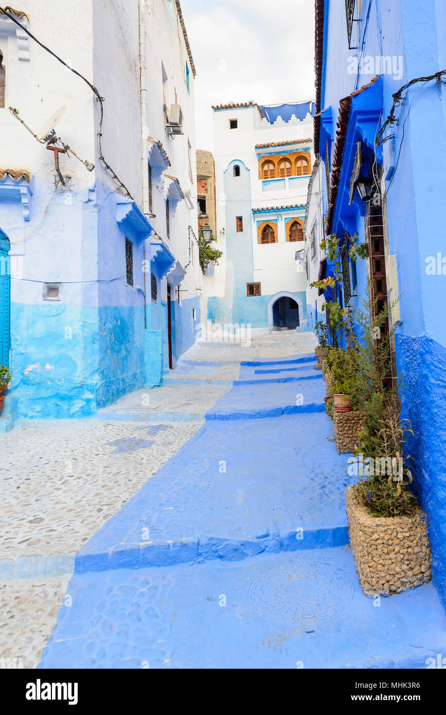 Architecture of Chefchaouen, Morocco Stock Photo - Alamy
