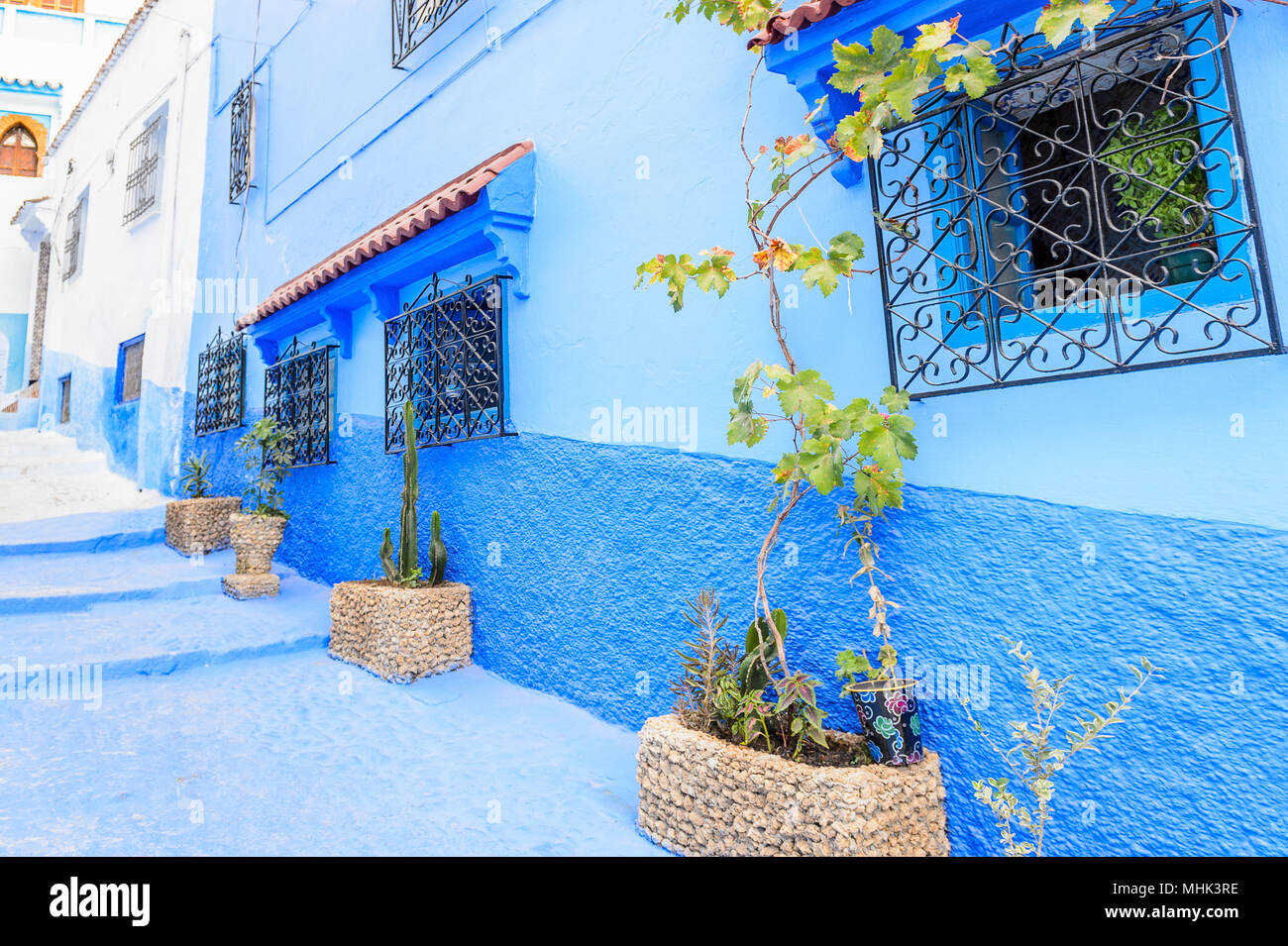 Architecture of Chefchaouen, Morocco Stock Photo - Alamy