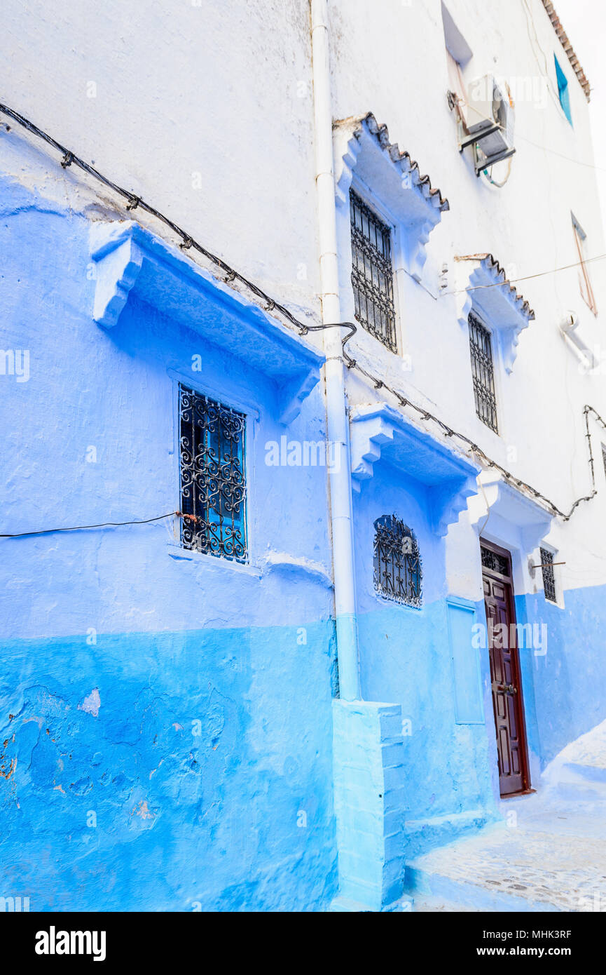 Architecture of Chefchaouen, Morocco Stock Photo - Alamy