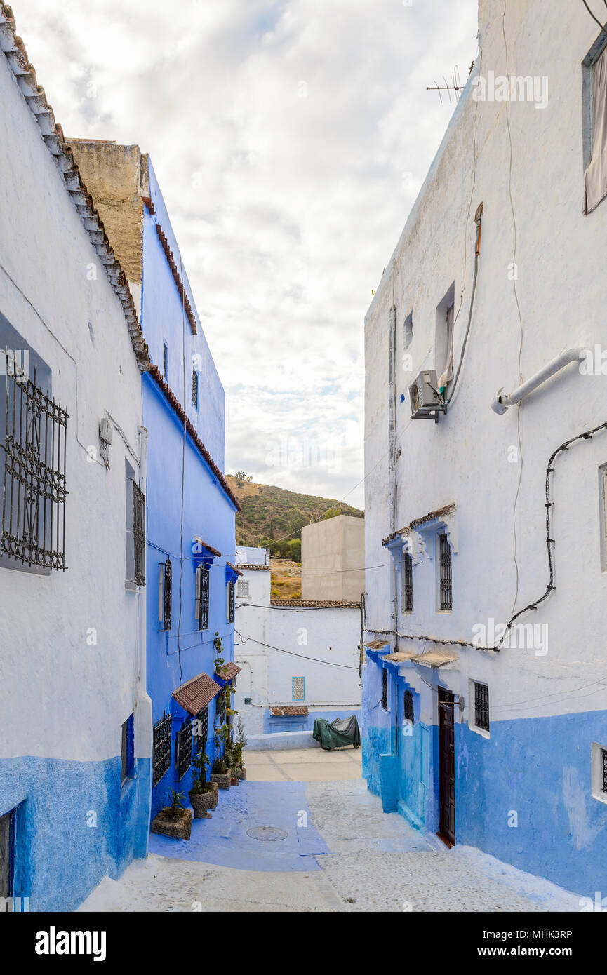 Architecture of Chefchaouen, Morocco Stock Photo - Alamy