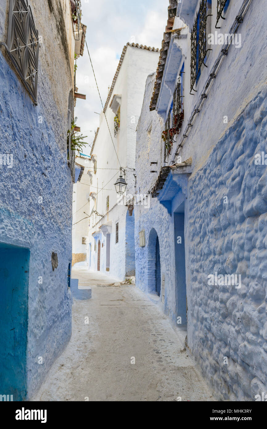 Architecture of Chefchaouen, Morocco Stock Photo - Alamy