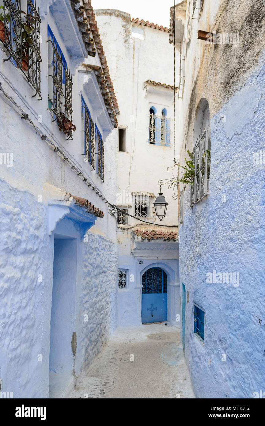 Architecture of Chefchaouen, Morocco Stock Photo - Alamy