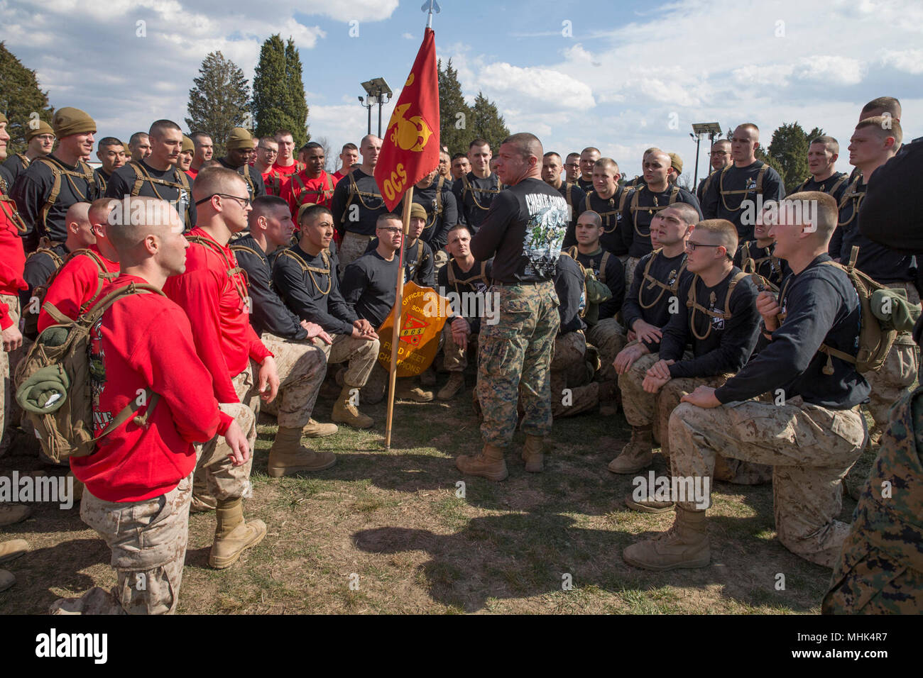 U.S Marine Corps 1st Sgt. Benjamin Rivera, Company First Sergeant ...