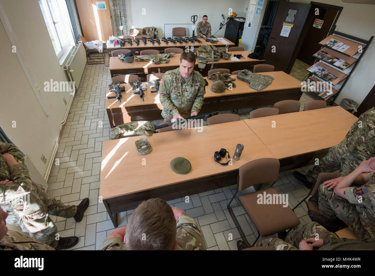 U.S. Army Sgt. William Buttner, assigned to Bravo Company, Allied ...