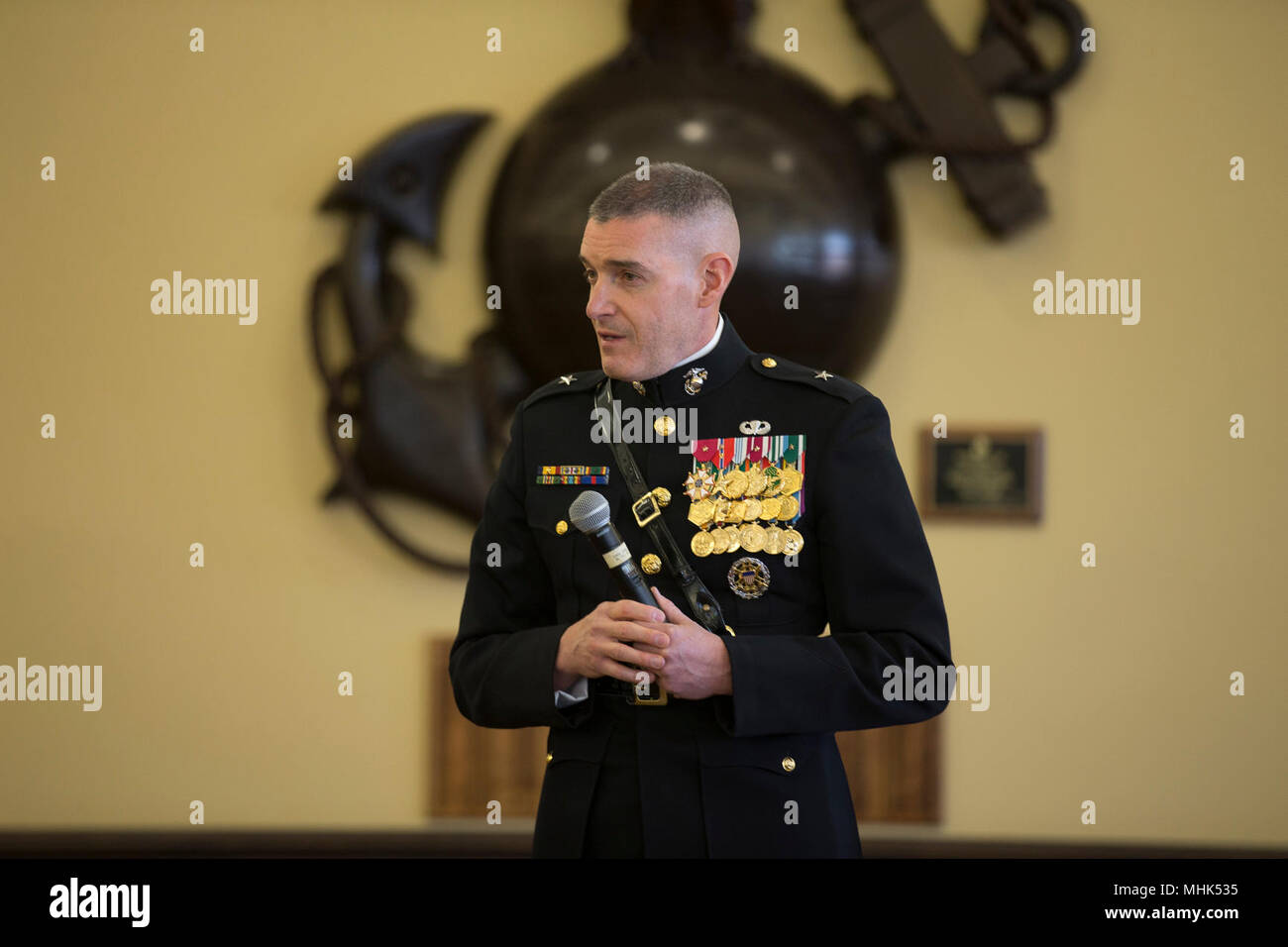 U.S. Marine Corps Brig. Gen. Jason Q. Bohm, commanding general ...