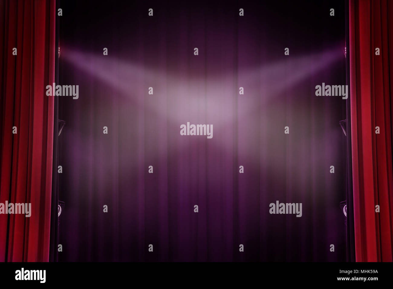 red curtain theater background with light for drama background Stock ...