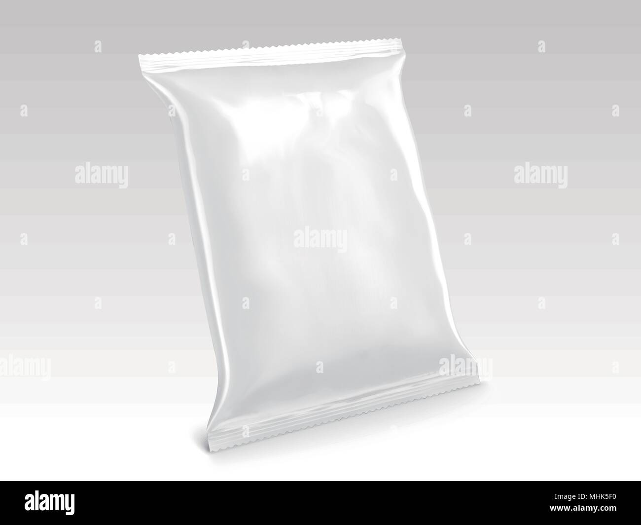 Blank chip package design in 3d illustration isolated on white ...