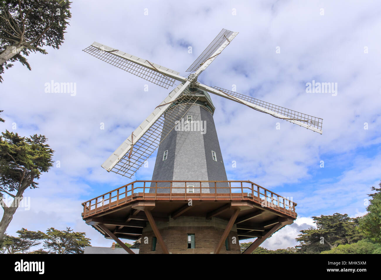Murphy Windmill (South Windmill) in the Golden Gate Park in San ...