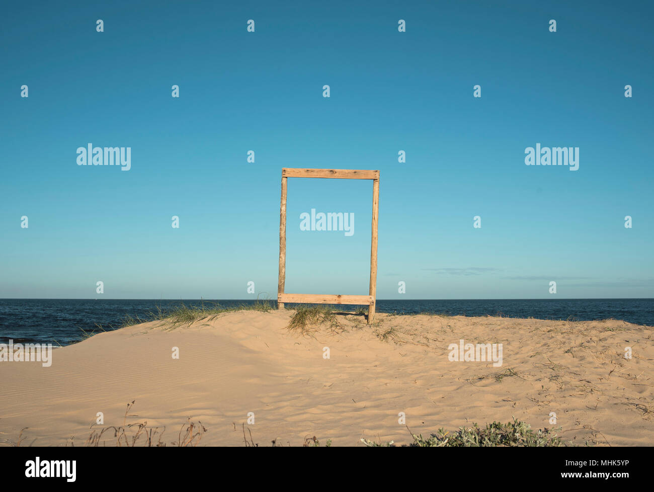Minimalistic ocean view perfect blue hi-res stock photography and ...