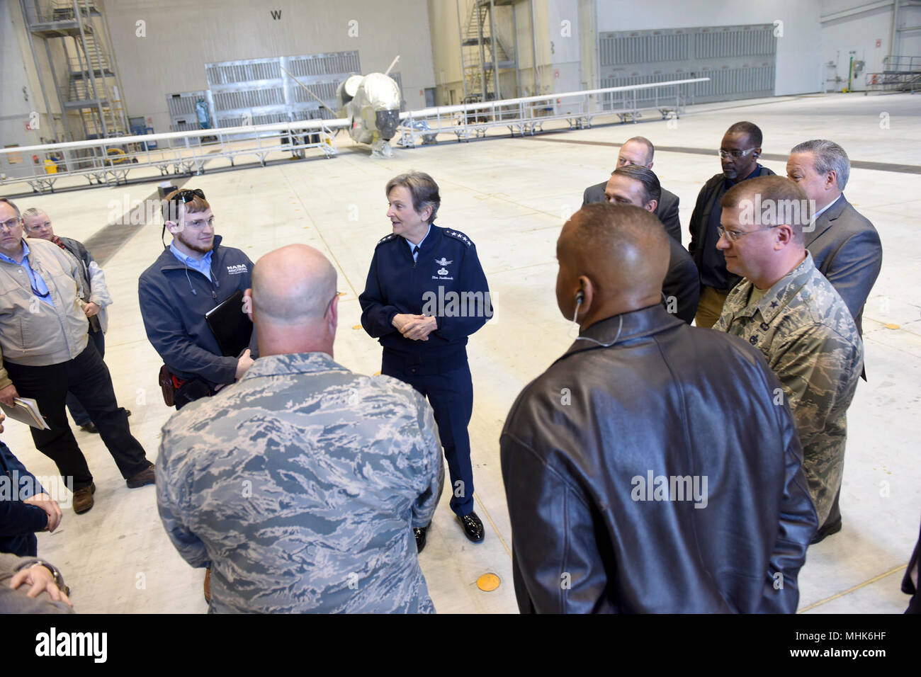 Gen. Ellen Pawlikowski, Air Force Materiel Command commander, meets ...