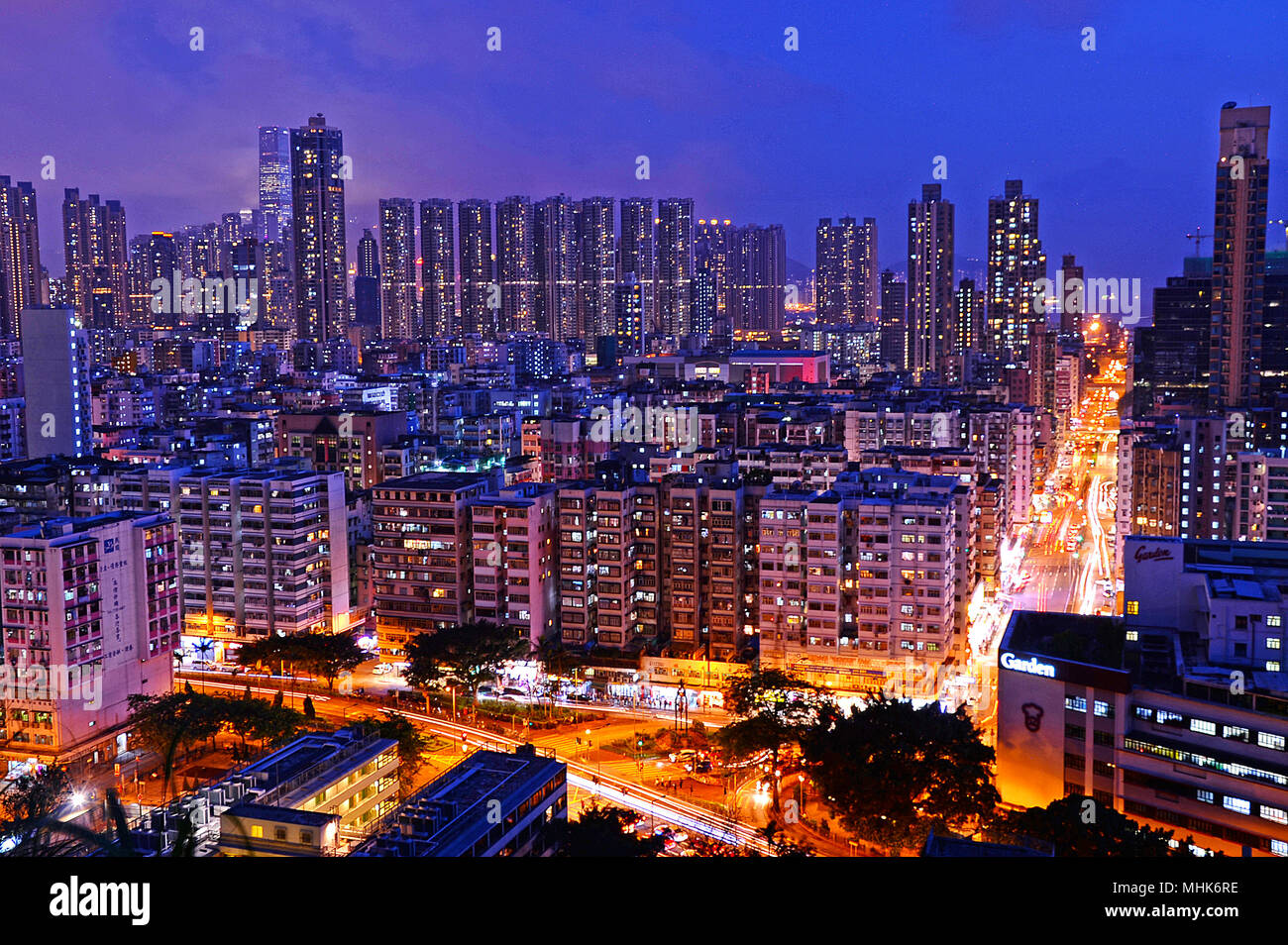 Hong Kong a very special place, packed with buildings Stock Photo - Alamy