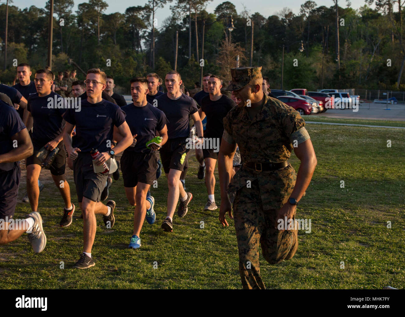 Staff Sergeant Andrew Roach, a Senior Drill Instructor with 2nd Recruit ...