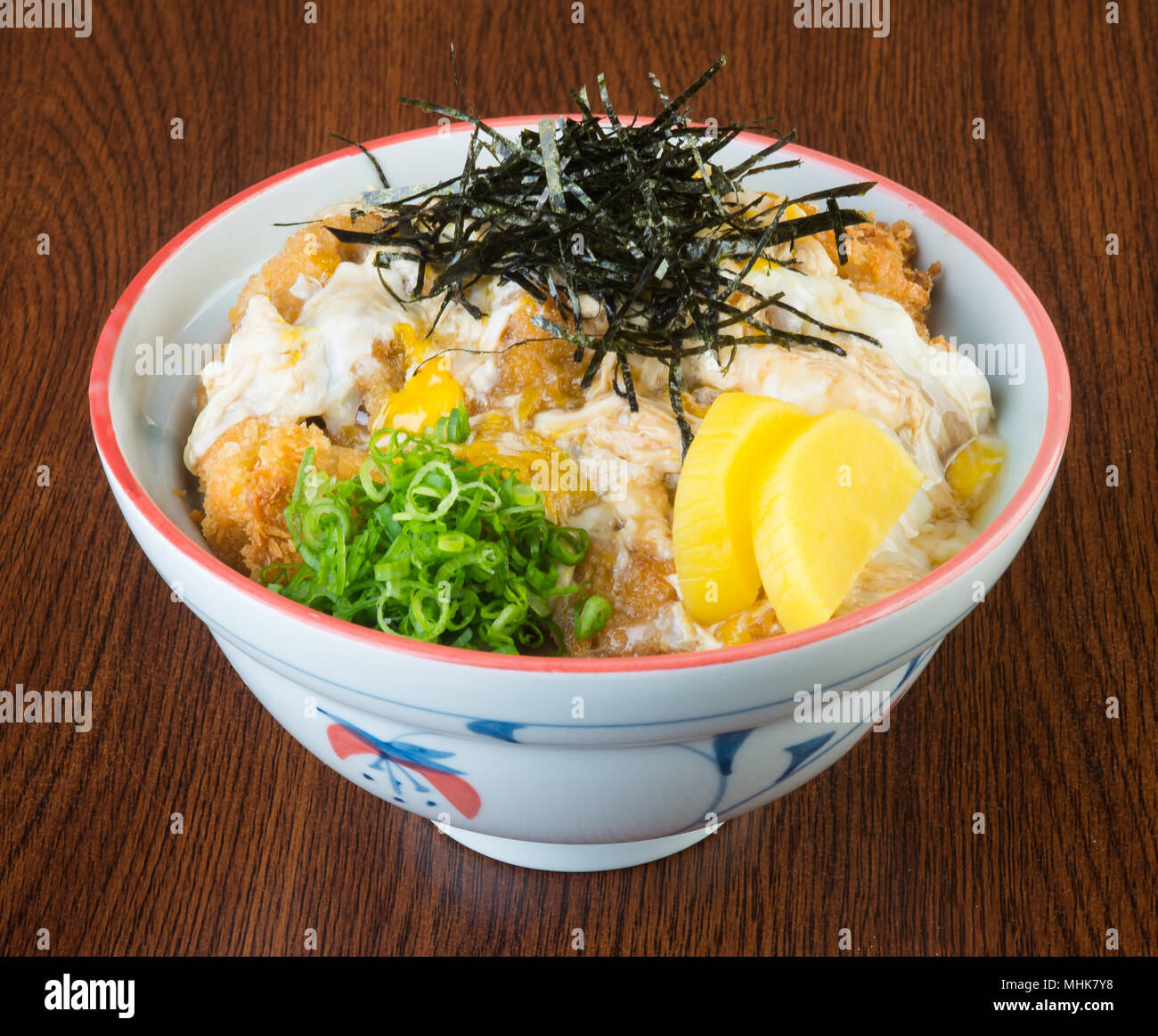 japanese cuisine. fried chicken rice on background Stock Photo - Alamy