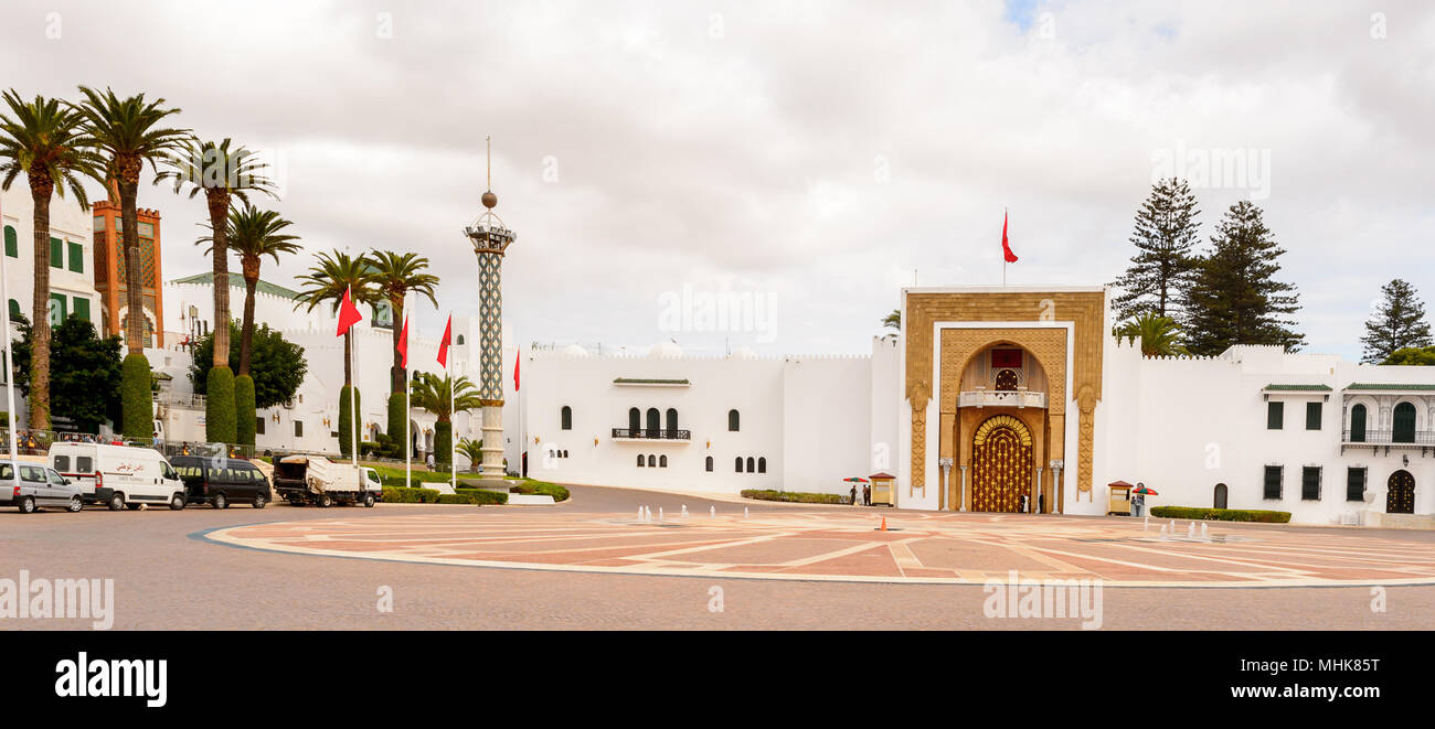 Architecture of Tetouan, a city in northern Morocco. Tetouan is one of ...