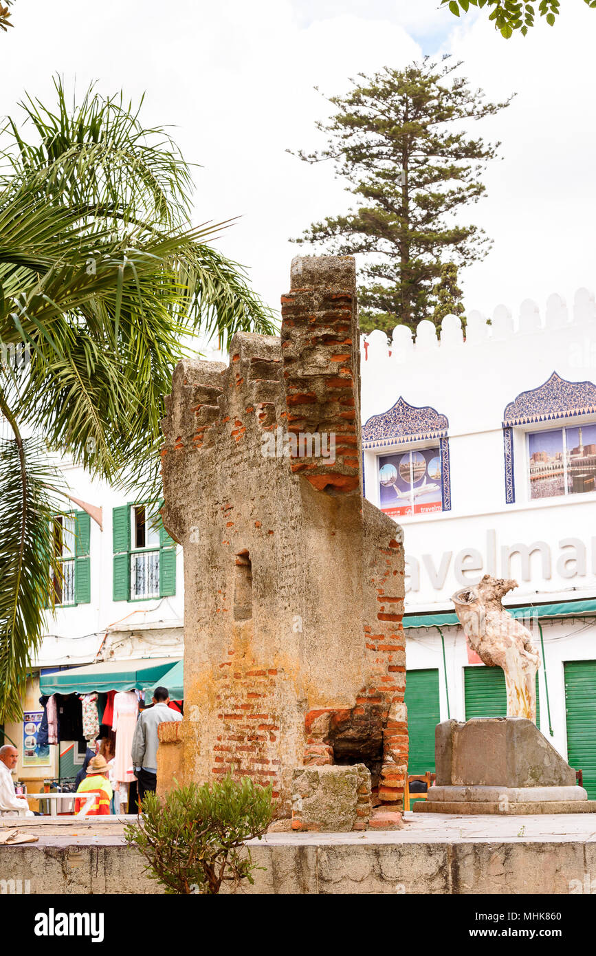 Architecture of Tetouan, a city in northern Morocco. Tetouan is one of ...