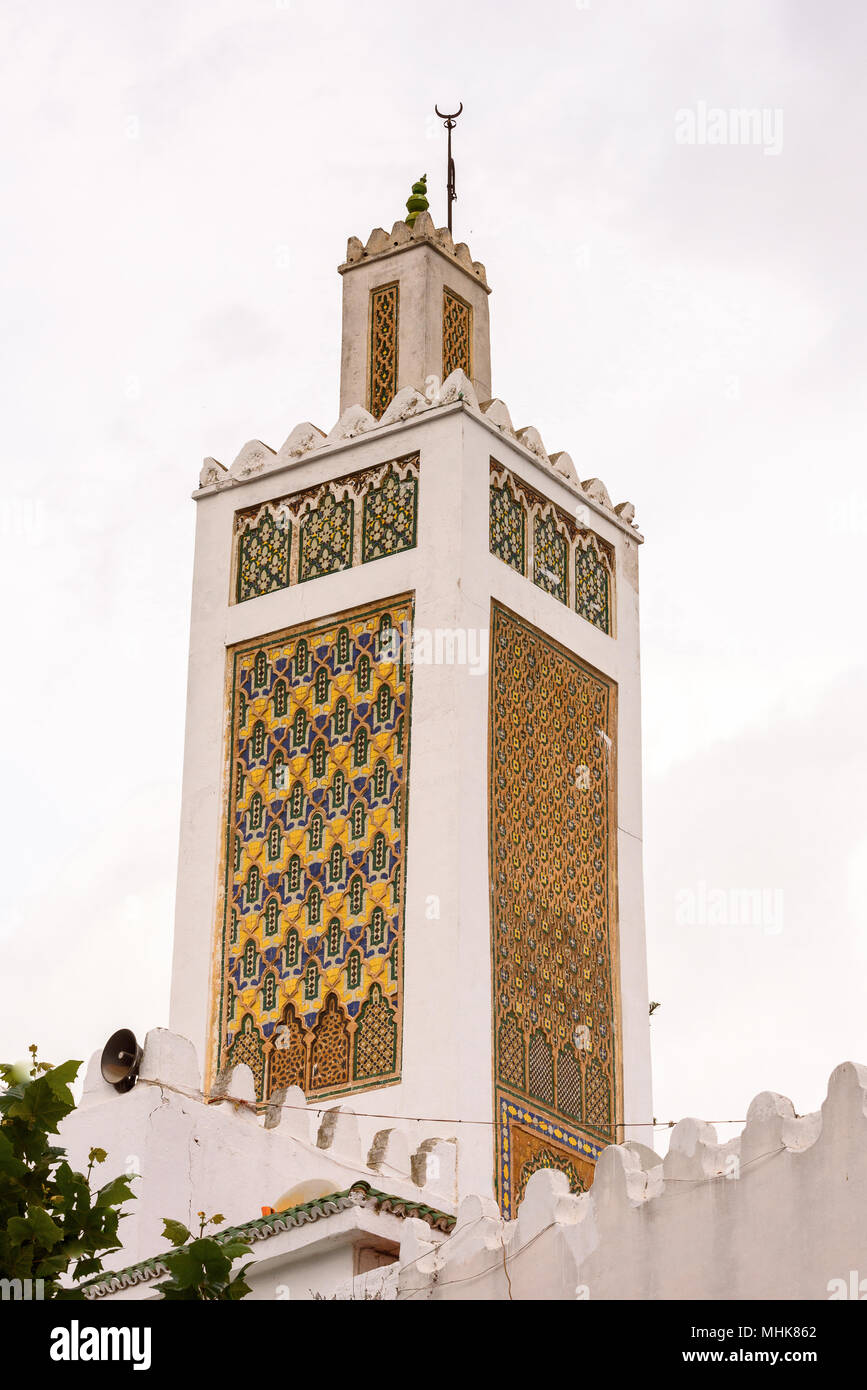 Architecture of Tetouan, a city in northern Morocco. Tetouan is one of ...