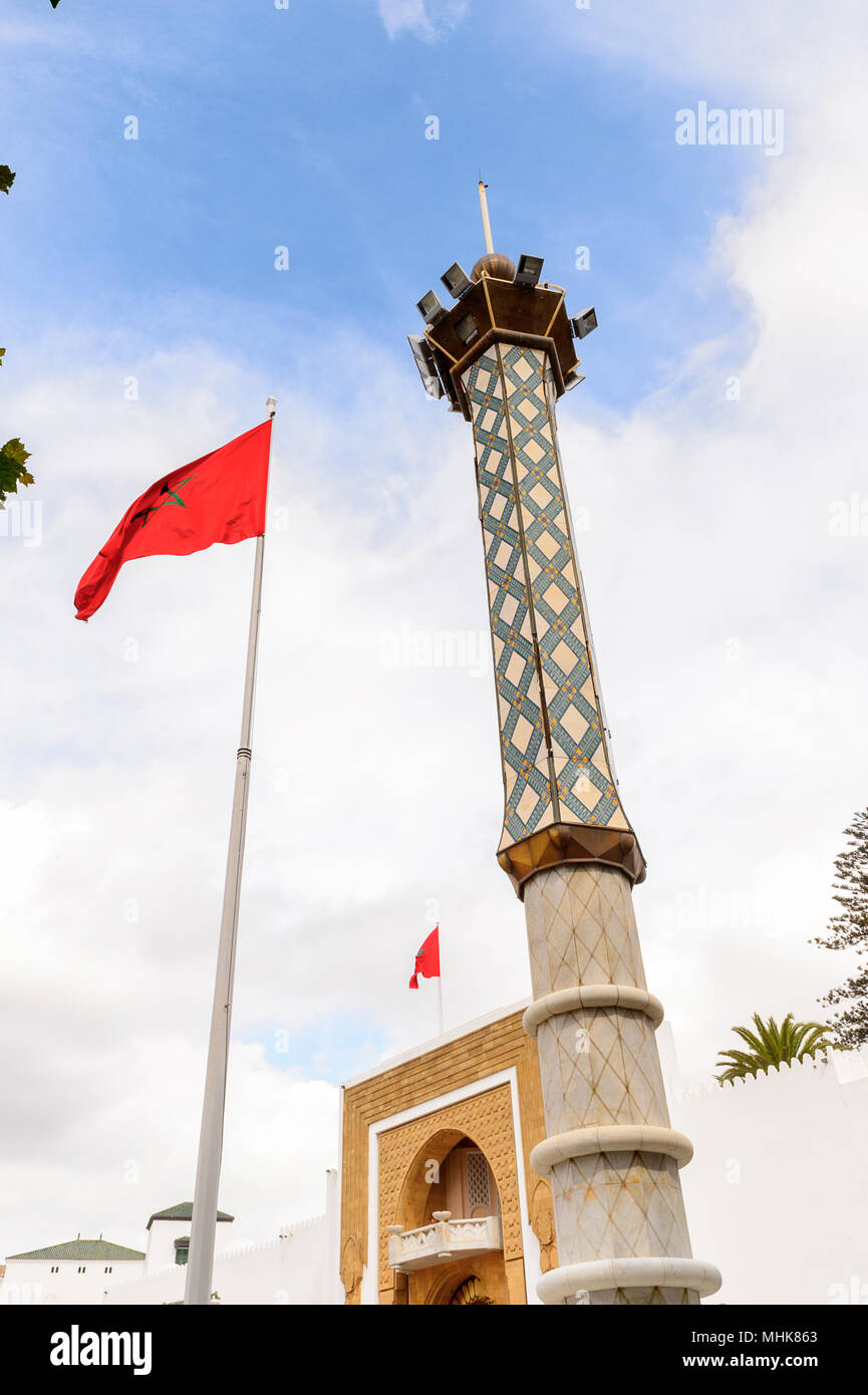 Architecture of Tetouan, a city in northern Morocco. Tetouan is one of ...