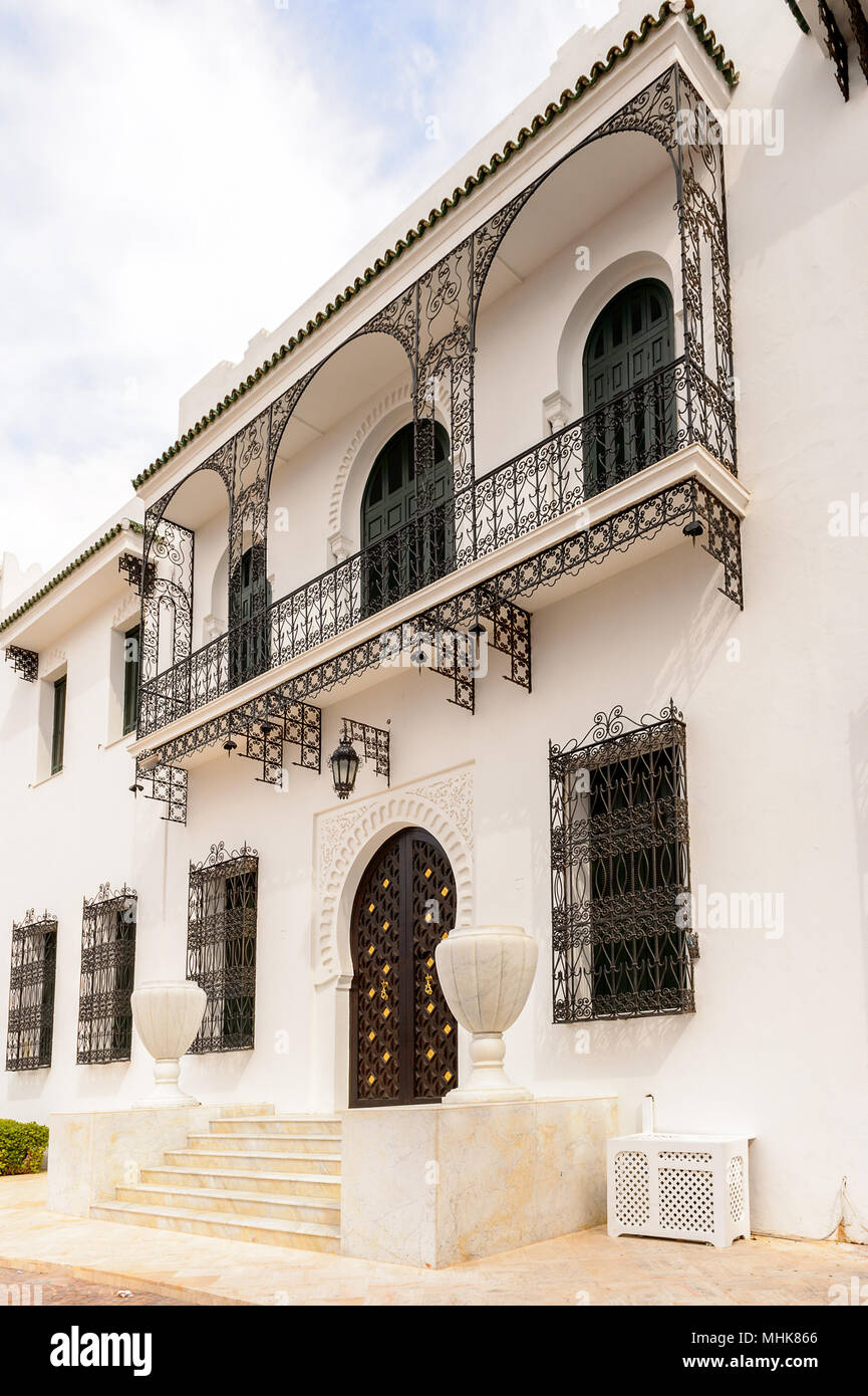 Architecture of Tetouan, a city in northern Morocco. Tetouan is one of ...
