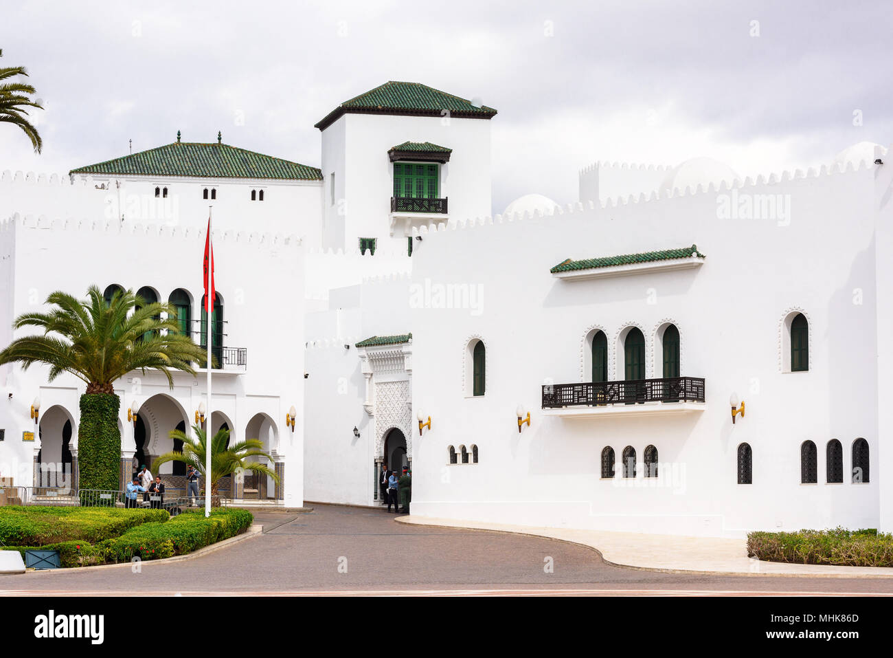 Architecture of Tetouan, a city in northern Morocco. Tetouan is one of ...