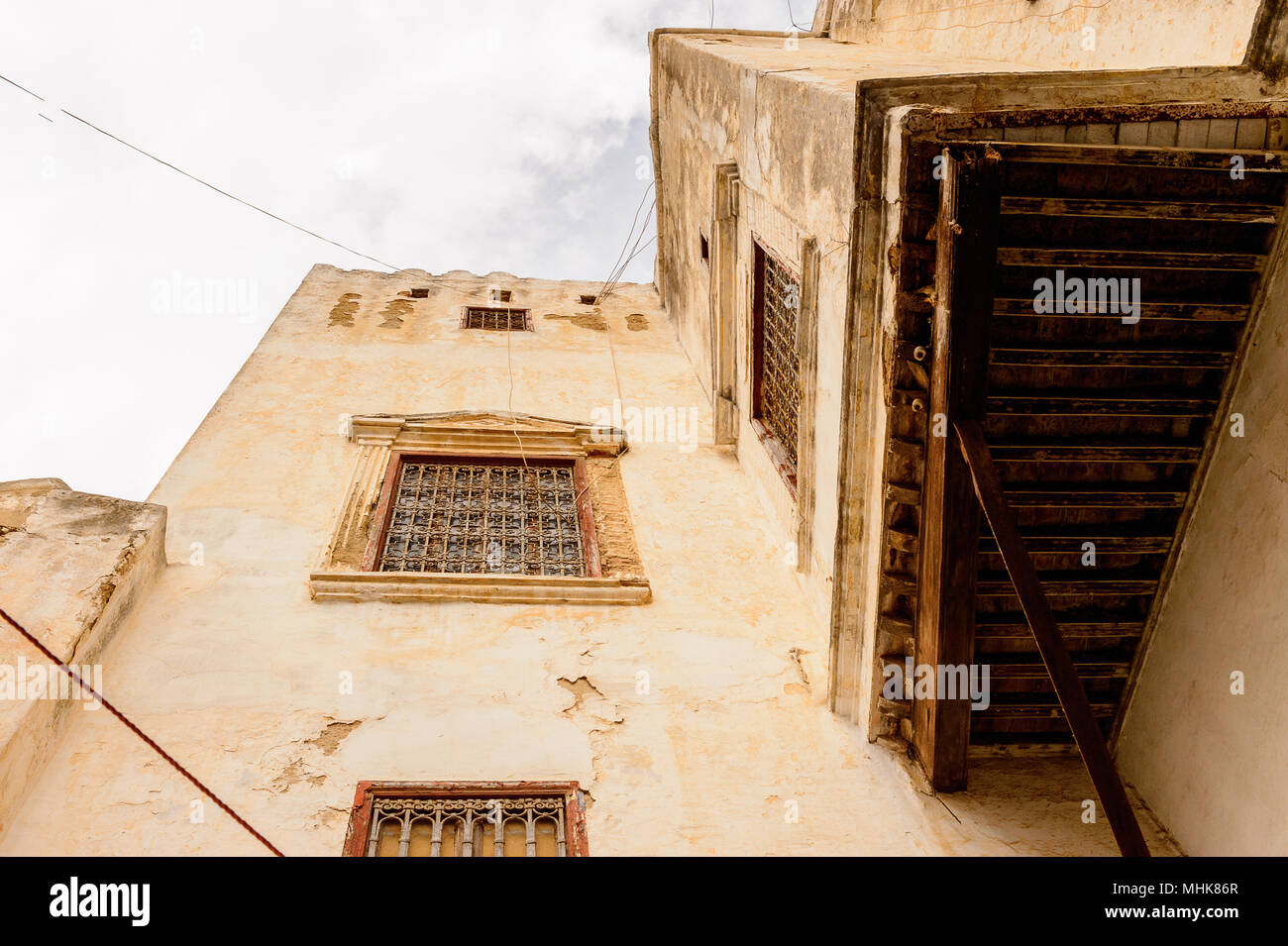 Architecture of Tetouan, a city in northern Morocco. Tetouan is one of ...