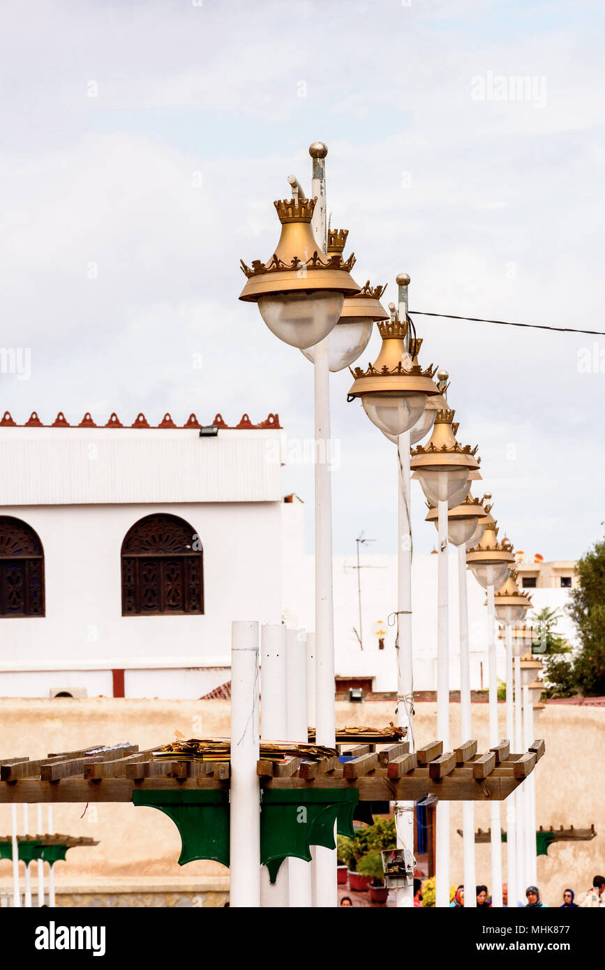 Architecture of Tetouan, a city in northern Morocco. Tetouan is one of ...