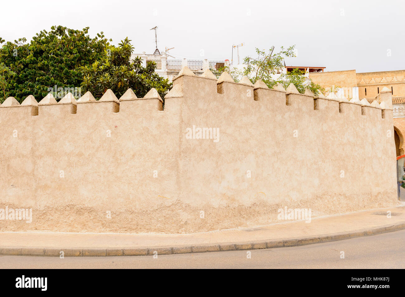 Architecture of Tetouan, a city in northern Morocco. Tetouan is one of ...