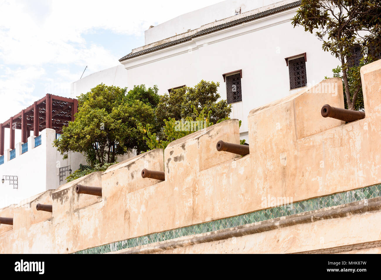Architecture of Tetouan, a city in northern Morocco. Tetouan is one of ...