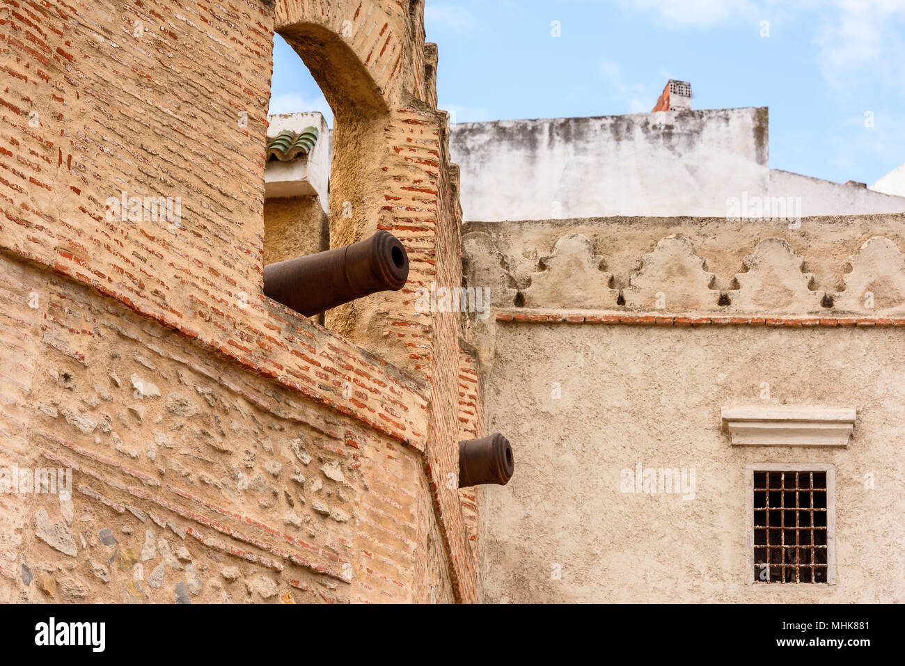Architecture of Tetouan, a city in northern Morocco. Tetouan is one of ...