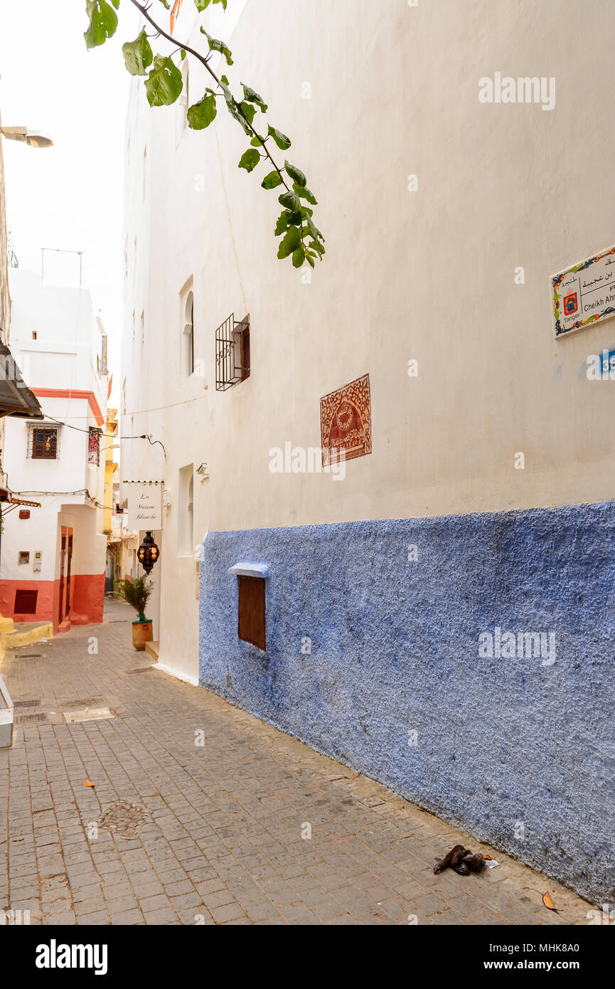 Architecture of Tangier, a major city in northern Morocco. It is the ...