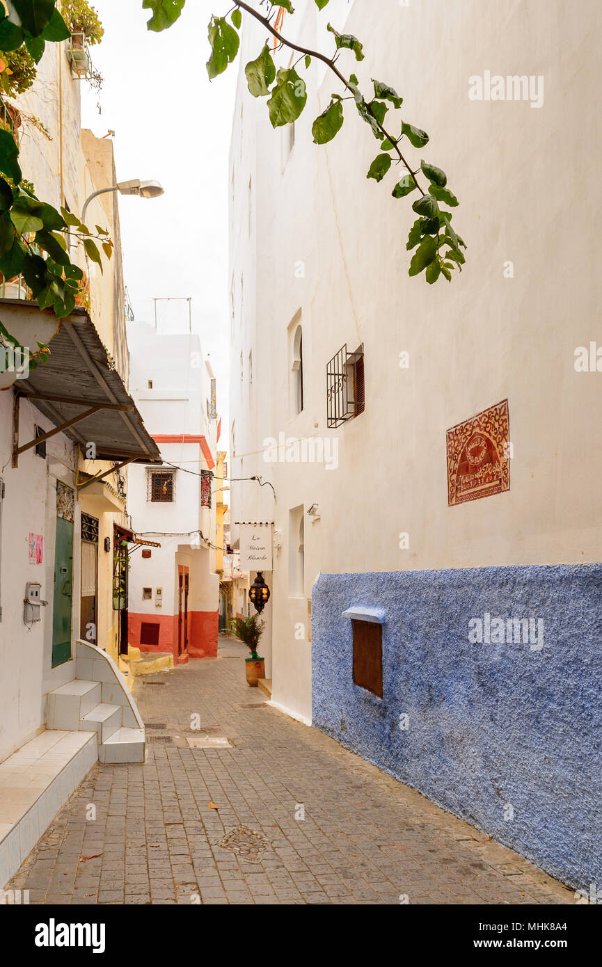 Architecture of Tangier, a major city in northern Morocco. It is the ...
